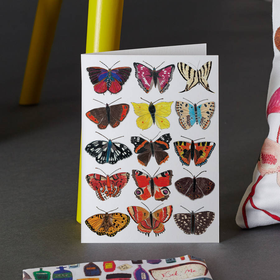 Butterfly Greeting Card By James Barker | notonthehighstreet.com