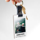 'blues' Leather Photo Memory Keyring By No Ordinary Gift ...