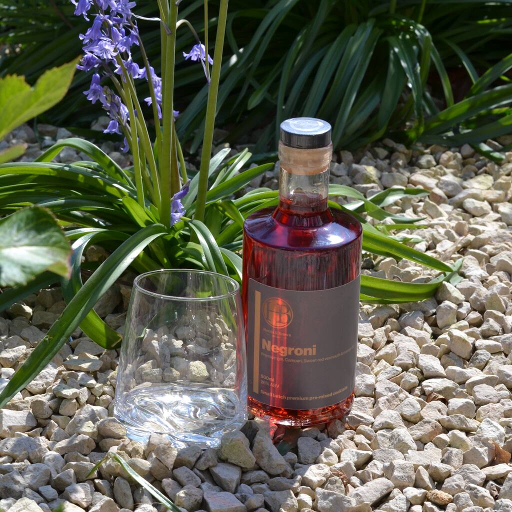 Negroni Pre Mixed Cocktail By Harris & Brown | notonthehighstreet.com
