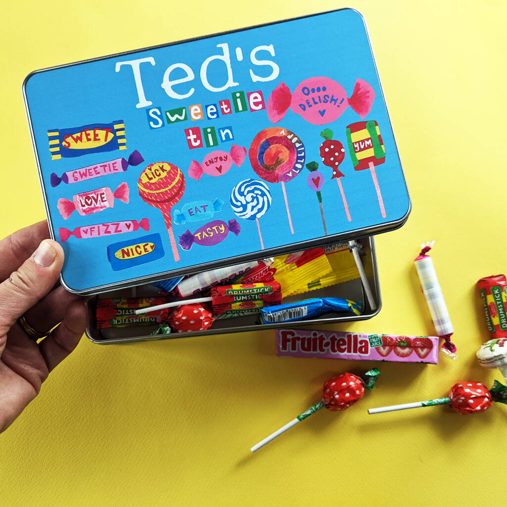 Personalised Sweet Tin By Alice Palace | notonthehighstreet.com