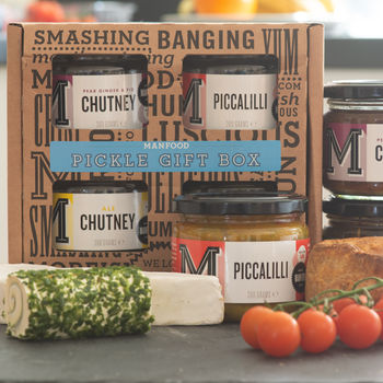 manfood pickle gift box by manfood | notonthehighstreet.com
