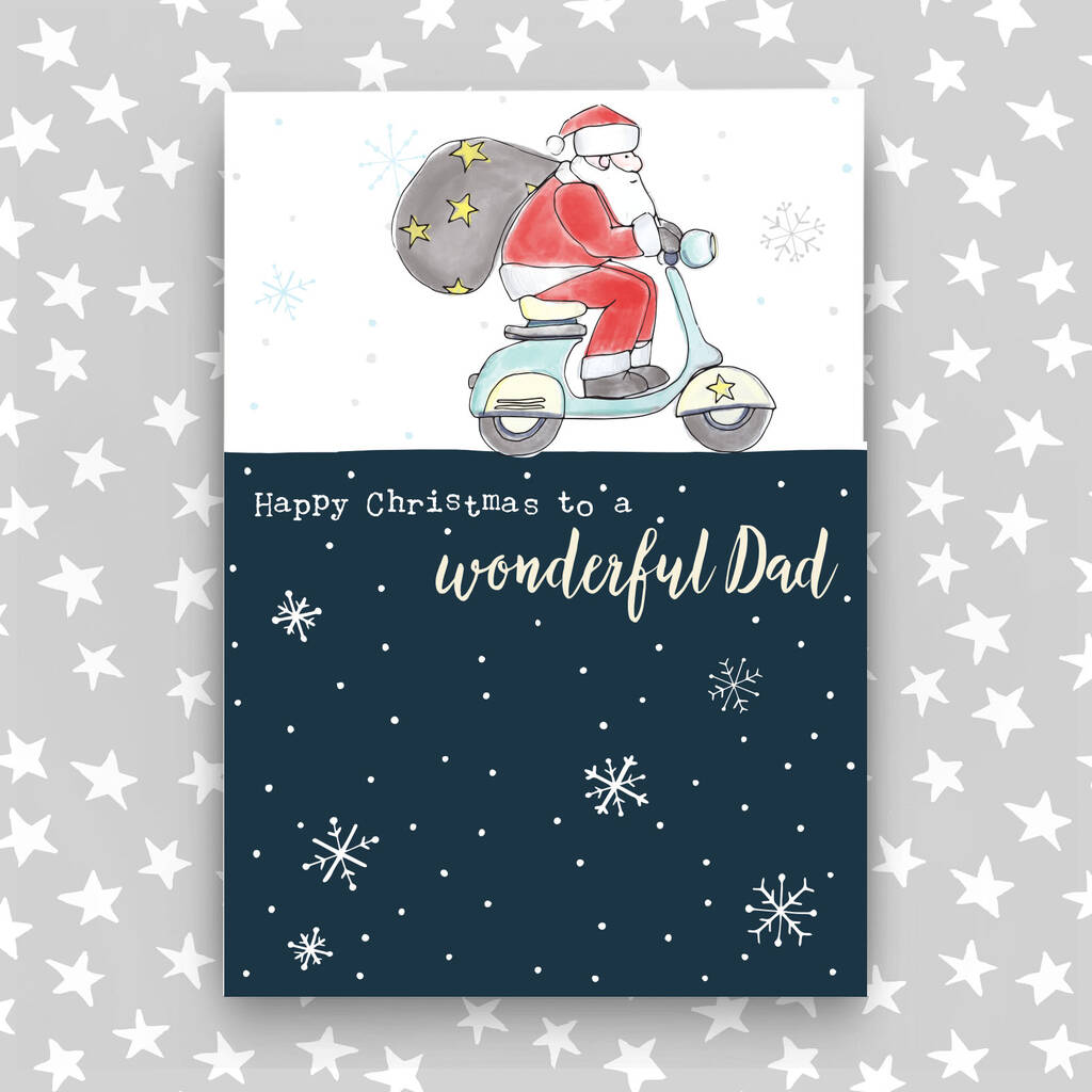 Christmas Card For Dad By Molly Mae Notonthehighstreet Christmas Card For Dad By Molly Mae Notonthehighstreet