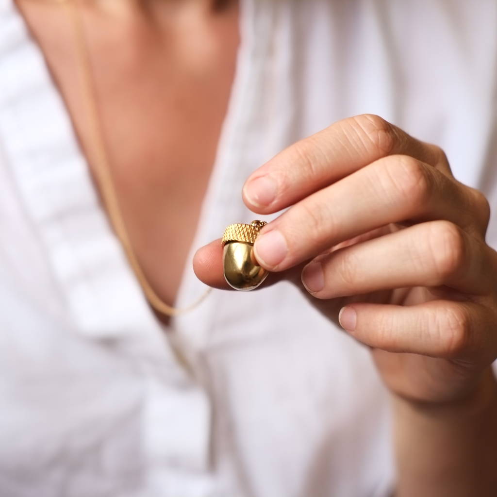 Secret Message Brass Locket Necklace By Gracie Collins ...