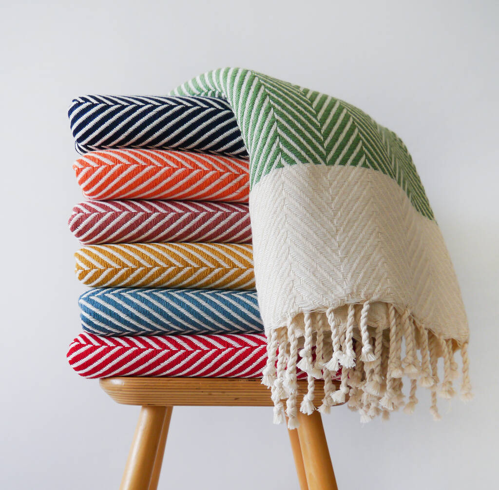 Chevron Handwoven Sofa Throw And Bed Throw By Living Roots ...