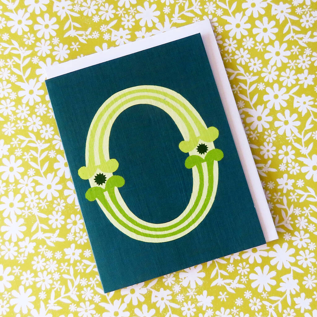 Mini O Alphabet Card By Kali Stileman Publishing