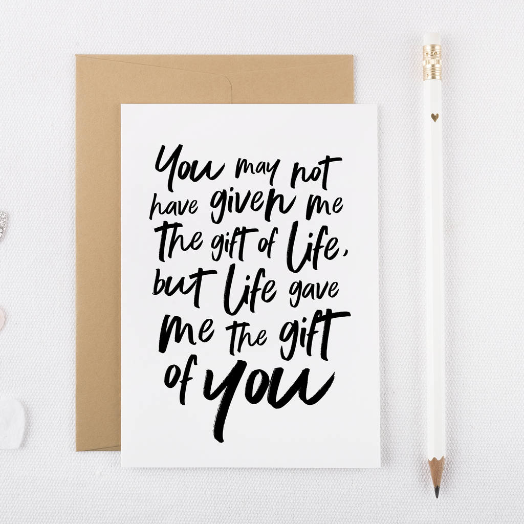 Father s Day Card For Step Dad By Here s To Us Notonthehighstreet