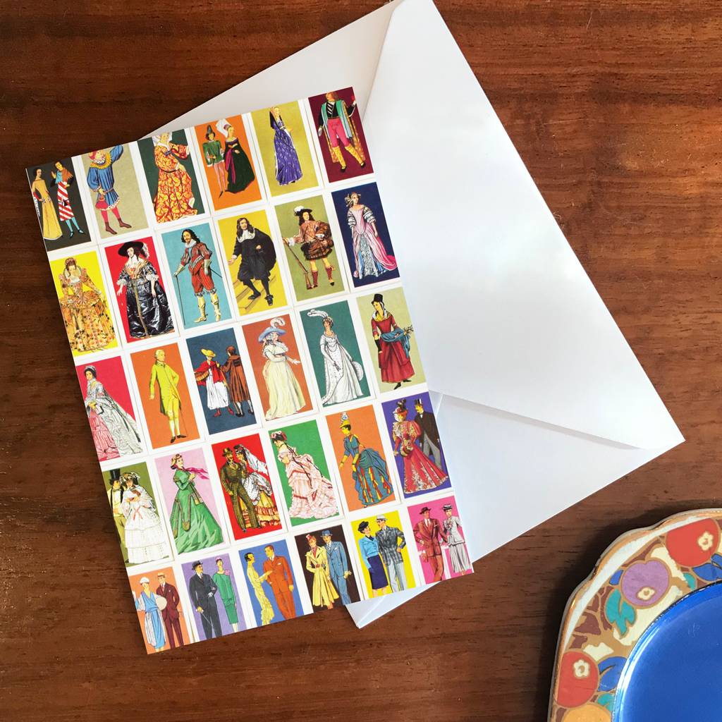 'british Costume' A6 Greetings Card By Viva Soul London ...