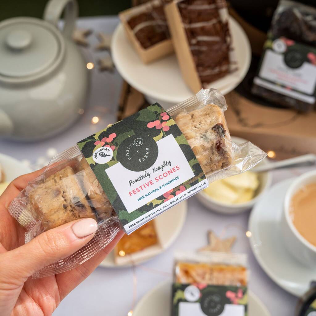 Festive Favourites Sharing Box Gluten Free And Vegan By Positive Bakes ...