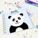 Personalised Panda Notebook By Amanda Hancocks | notonthehighstreet.com