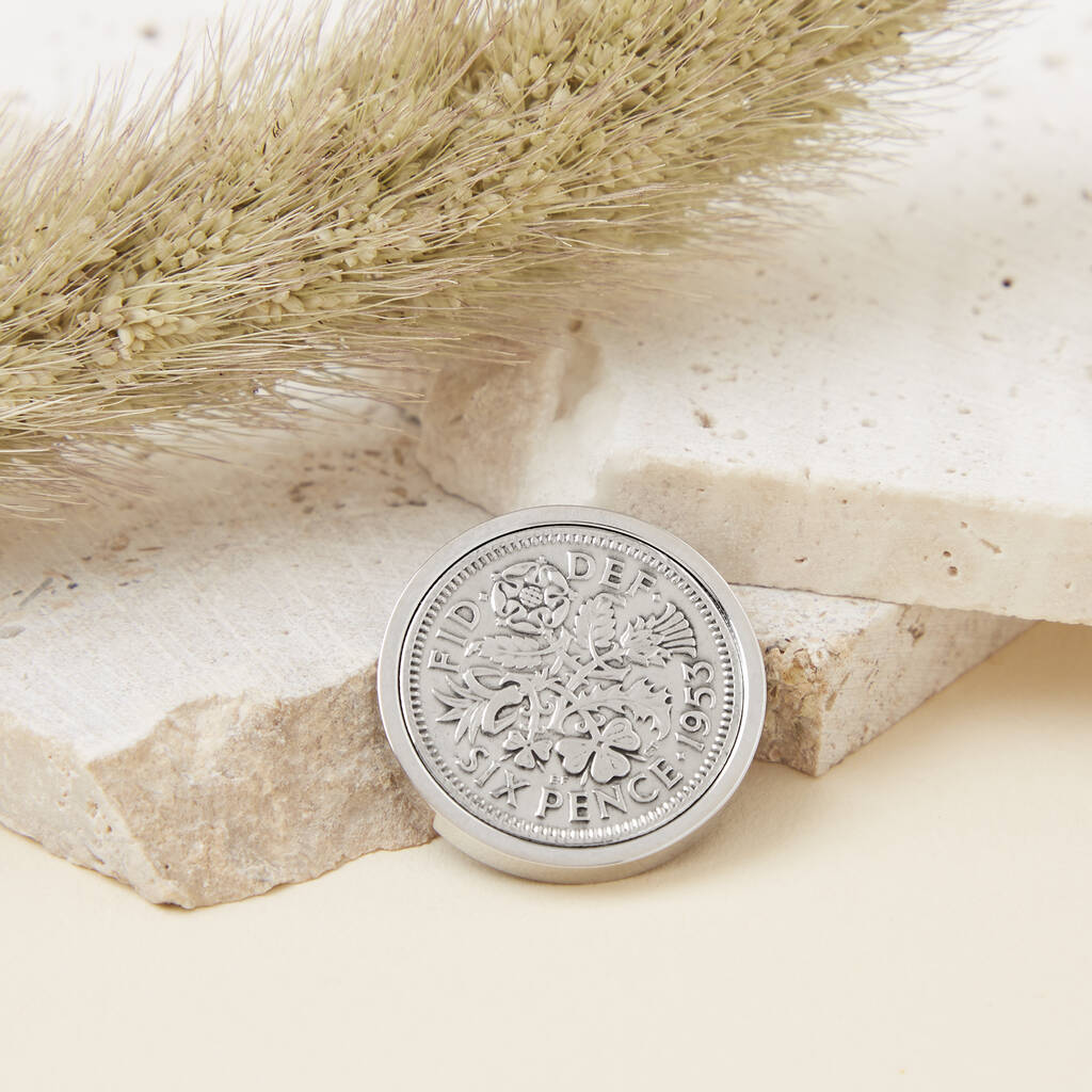 70th Birthday Sixpence Keepsake Coin Token By Ellie Ellie ...