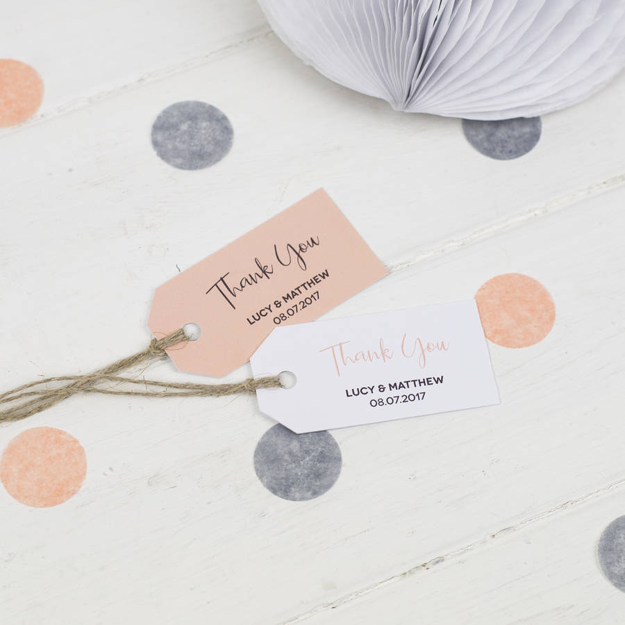 string lights personalised wedding name tags by russet and gray ...