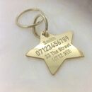 Star Dog Id Name Tag By The Rambling Hound | notonthehighstreet.com