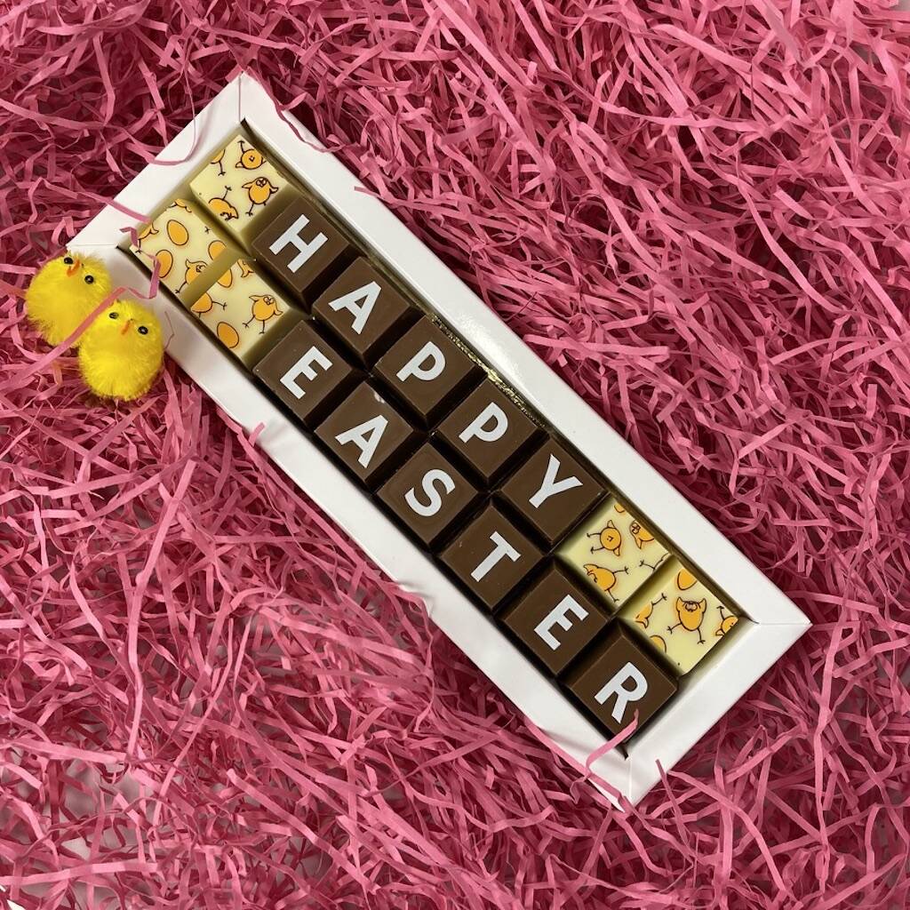 Happy Easter Chocolates By Cocoapod Chocolates | notonthehighstreet.com