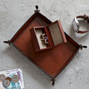 Personalised Leather Coin Tray By Life Of Riley | notonthehighstreet.com