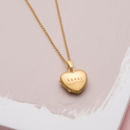 personalised mini heart locket by posh totty designs ...