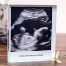 Personalised Baby Scan Acrylic Block By A.Musing | notonthehighstreet.com