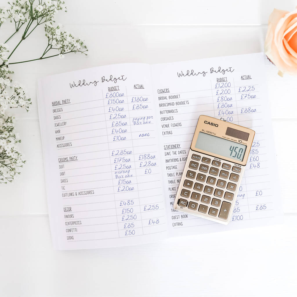 Personalised Engaged Gift | Navy Rose Wedding Planner By Hem Studios ...