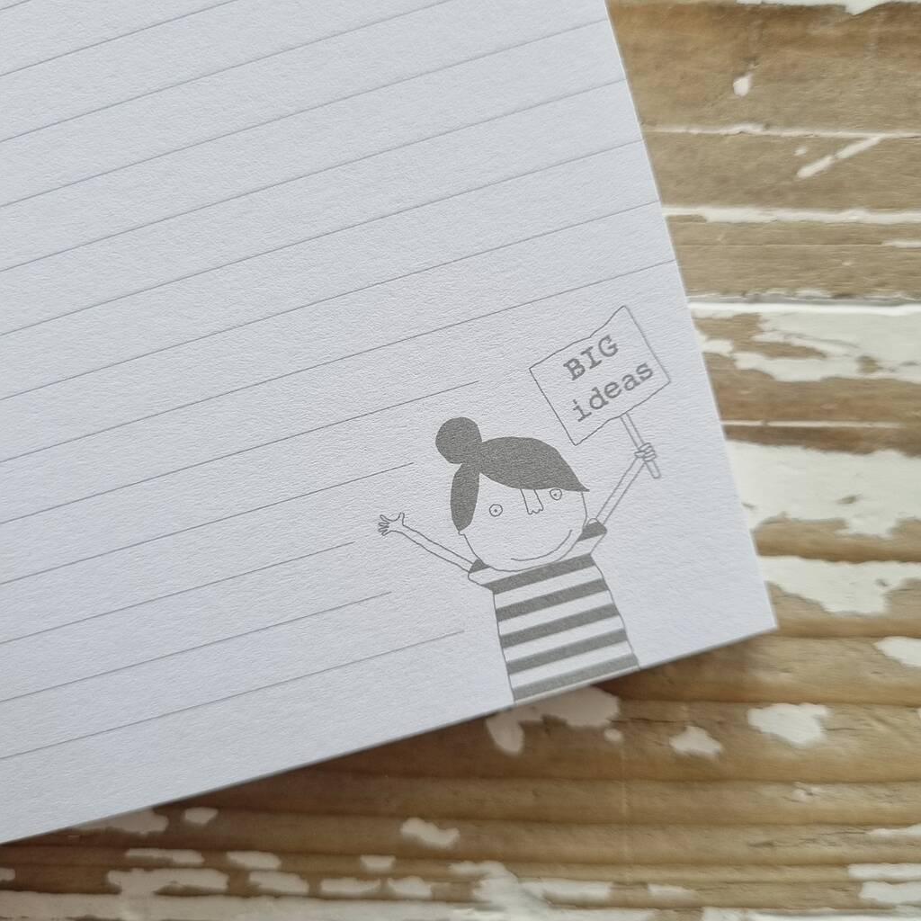'Socially Unacceptable Ideas…' A6 Lined Notebook By Nest Gifts