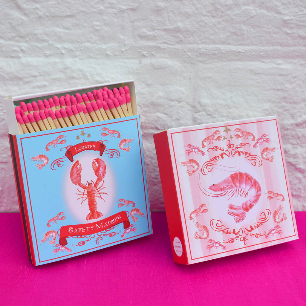 Large Lobster Matchbox By Chloë Designs Things | notonthehighstreet.com