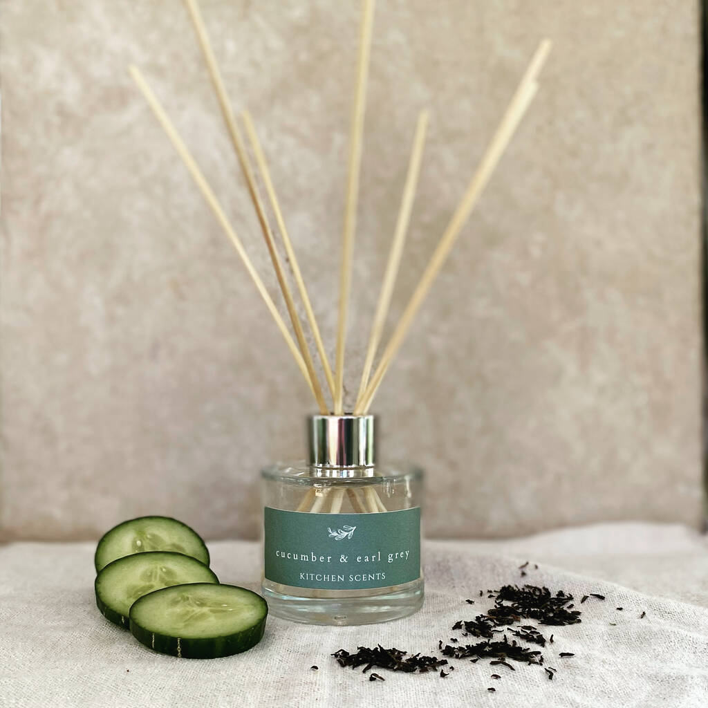 Cucumber And Earl Grey Reed Diffuser By Kitchen Scents ...