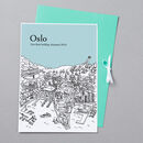 Personalised Oslo Print By Tessa Galloway Illustration ...