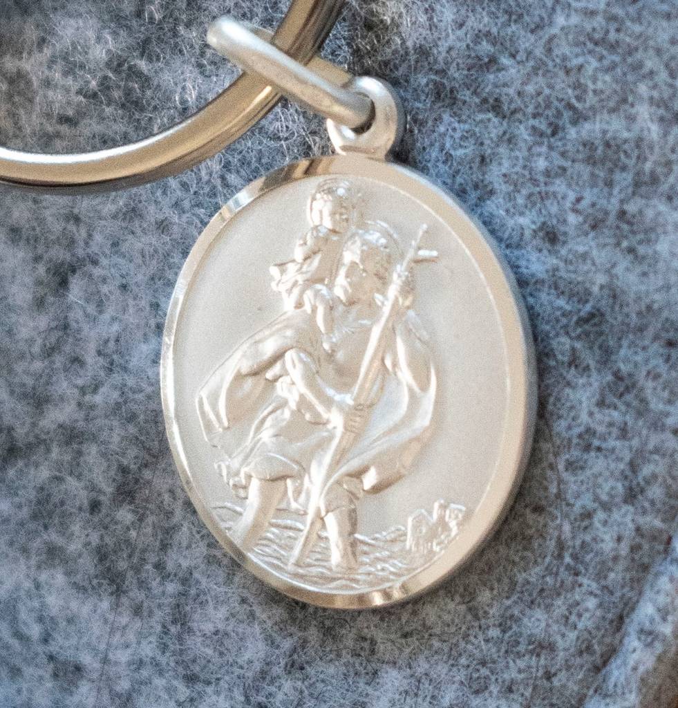 Sterling Silver St Christopher Keyring By Oh So Cherished ...