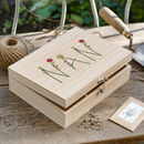Personalised Flower Lettering Seed Box By This Is Nessie ...
