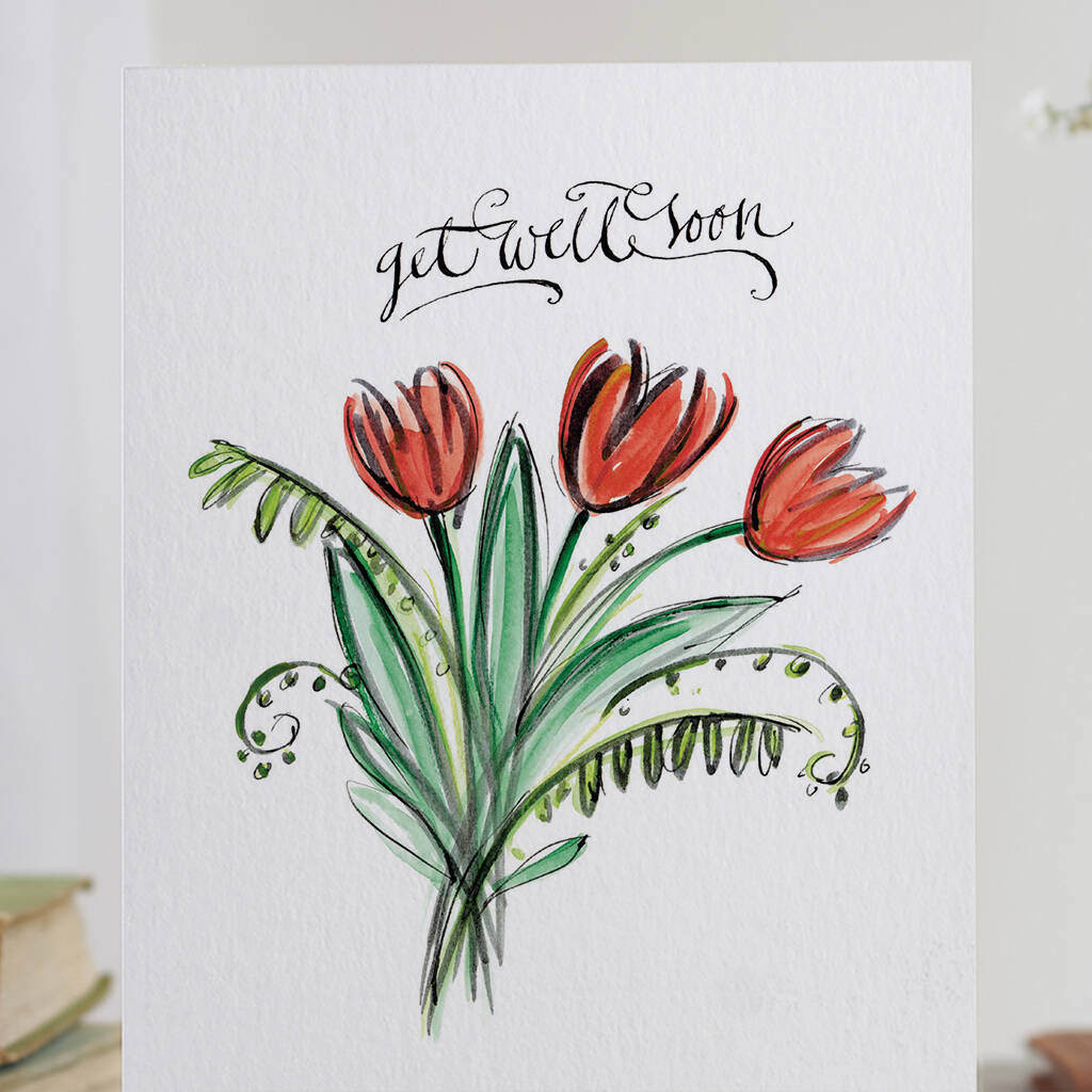 'Get Well Soon' Card By Gabrielle Solly Illustration ...