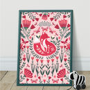 Foxy Woodland Print By The Jaunty Cocoon | notonthehighstreet.com