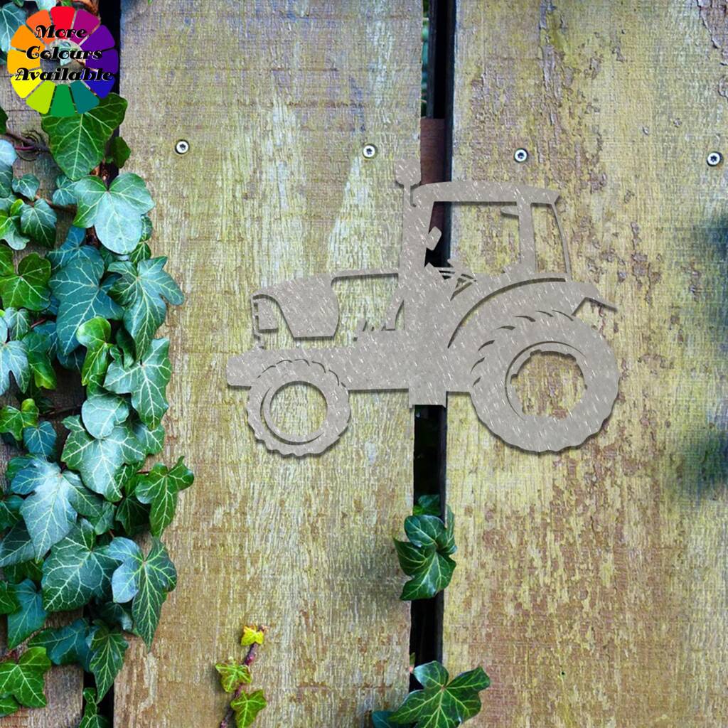 Metal Tractor Wall Art Vintage Metal Tractor Decor By Duke Craft ...