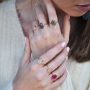 Ice Gem Rings By Wyld Jewellery | notonthehighstreet.com