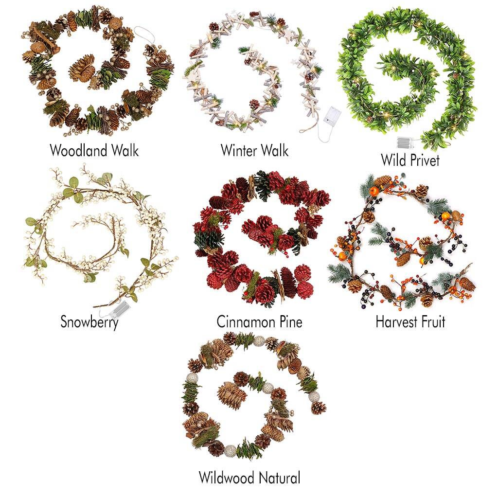 Luxury Natural Garland Collection By Dibor | notonthehighstreet.com