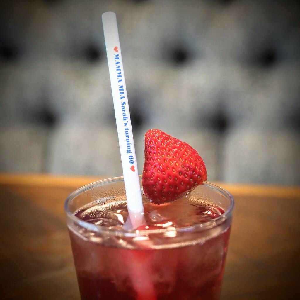 Personalised Big Birthday Paper Straws By Paper Straw Group ...