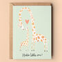 Hello Little One Giraffe Card By Darcie Olley