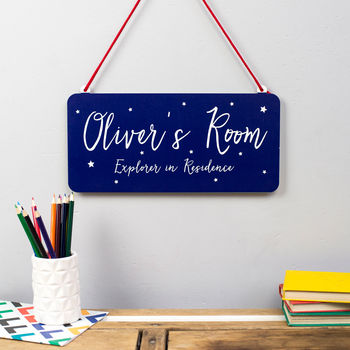 Personalised Children's Room Metal Sign By Delightful Living ...