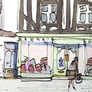 Farnham High Street 'the Borough' By Chris Gent Illustration ...