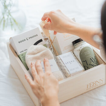The Spa At Home Petite Wellness Gift Box By FËRNN Gifting Co