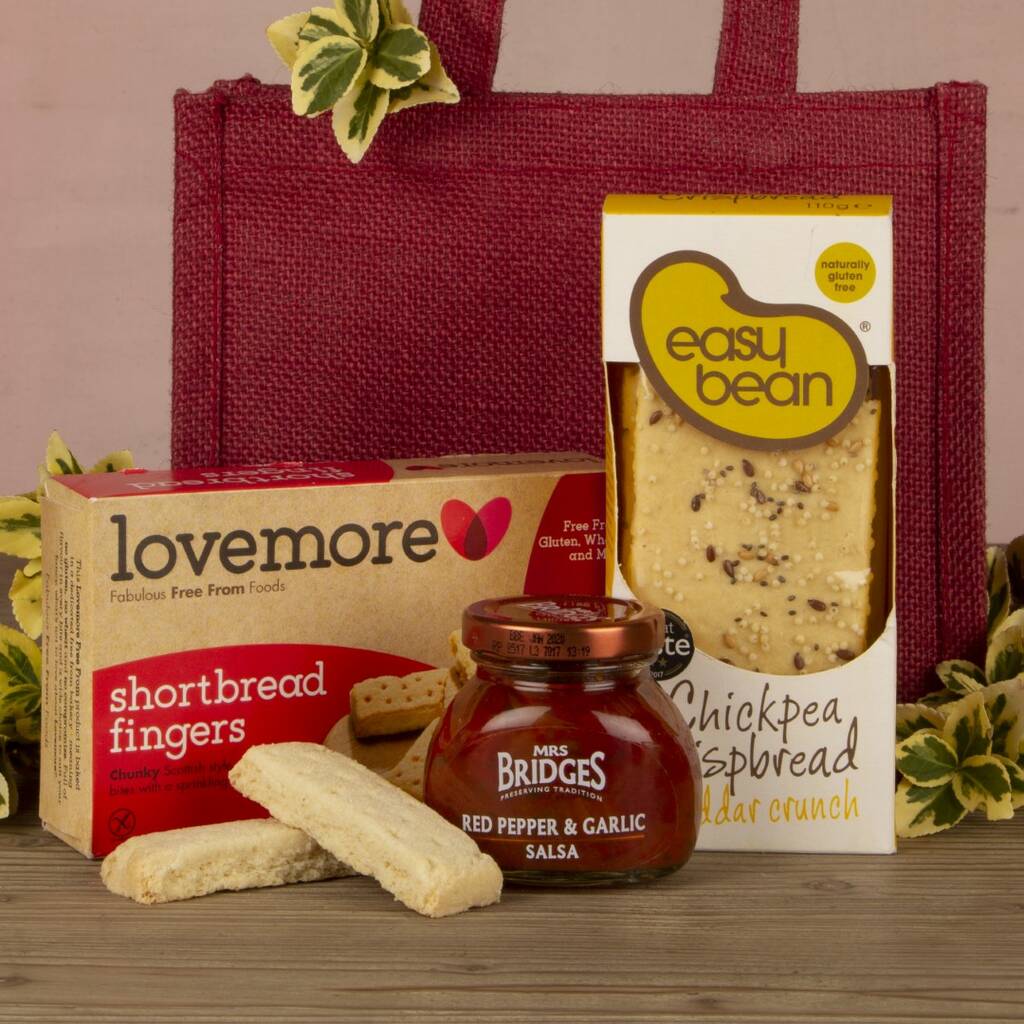 Gluten And Wheat Free Goodies Gift Hamper By Virginia Hayward ...