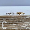 Baby Bee Ring In Gold Or Silver By Nest | notonthehighstreet.com