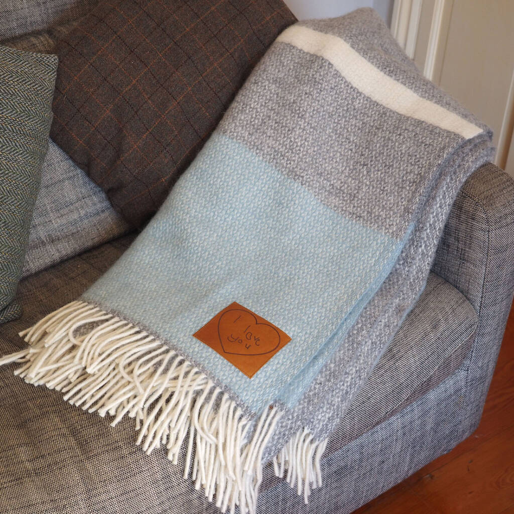 personalised wool throw engraved with sonnet 116 by stabo ...