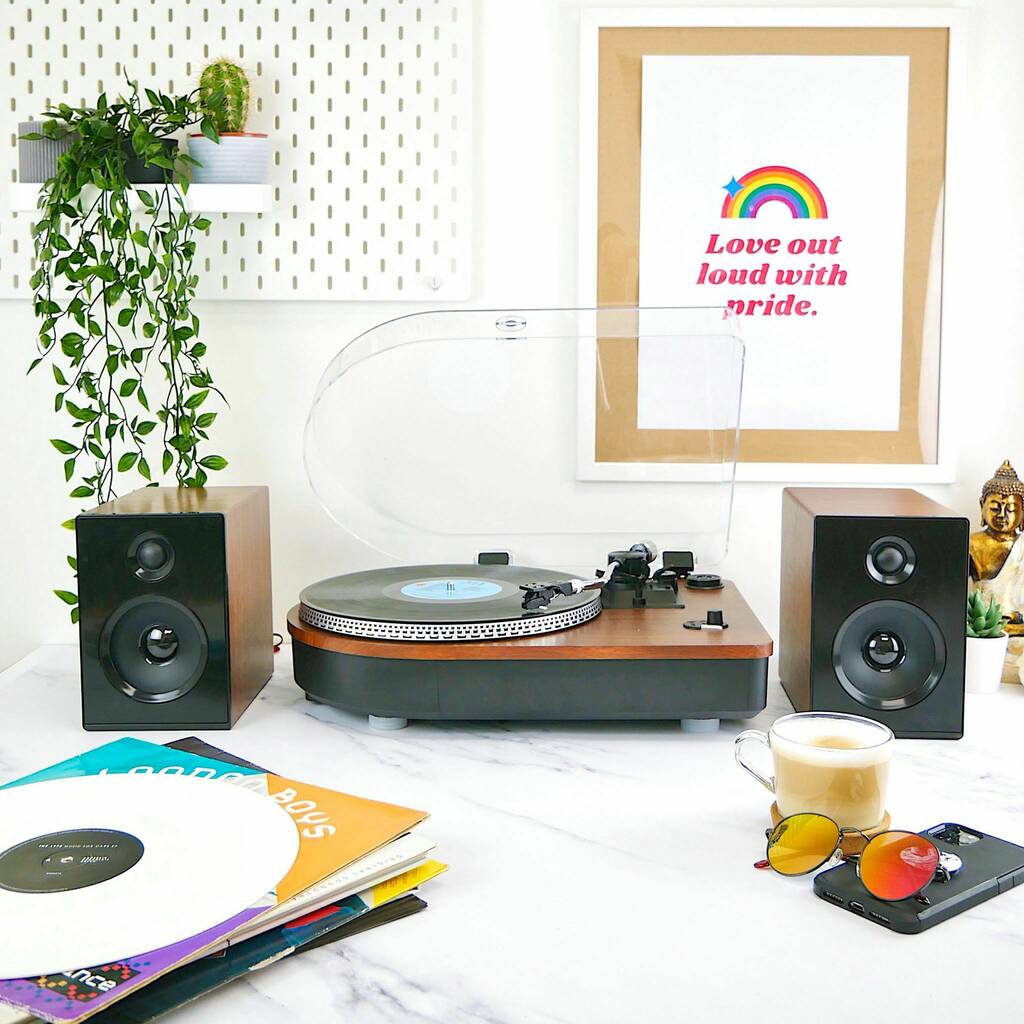 Camden Luxury Bluetooth Record Player By Steepletone ...
