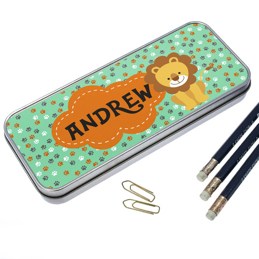 personalised pencil tin by letteroom | notonthehighstreet.com
