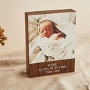 Personalised Wooden Gift Photo Block By Create Gift Love ...