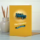 Land Rover Birthday Card By The Typecast Gallery | notonthehighstreet.com