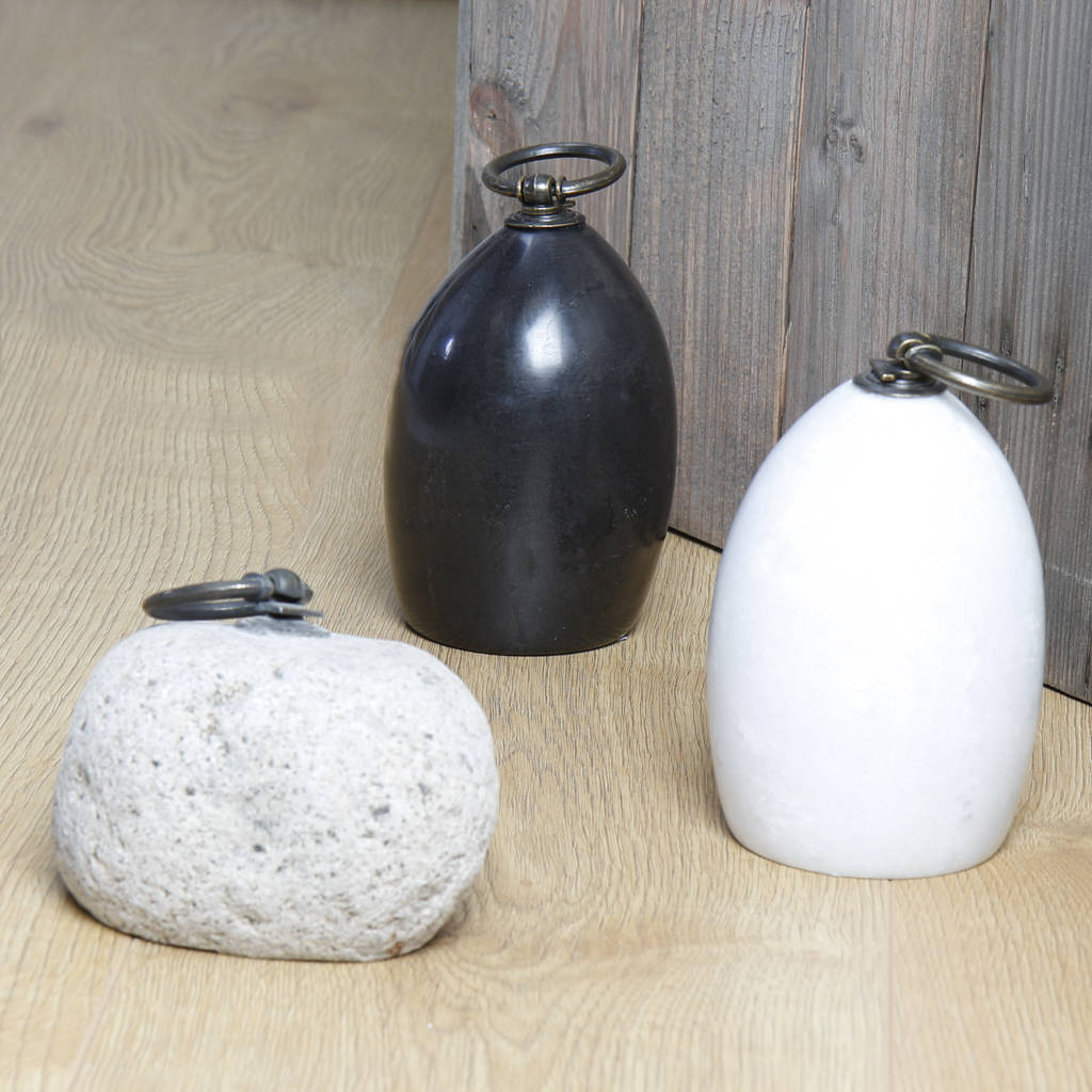 personalised contemporary marble and stone door stop by dibor ...