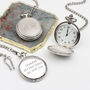 Personalised Message Traditional Pocket Watch By Hurleyburley man ...