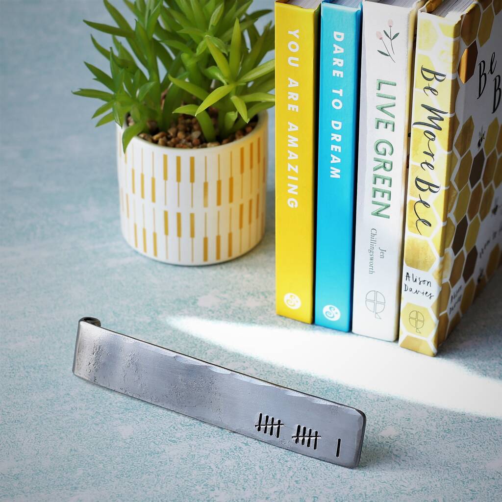 11th Anniversary Classic Steel Scroll Metal Bookmark By Coach House ...