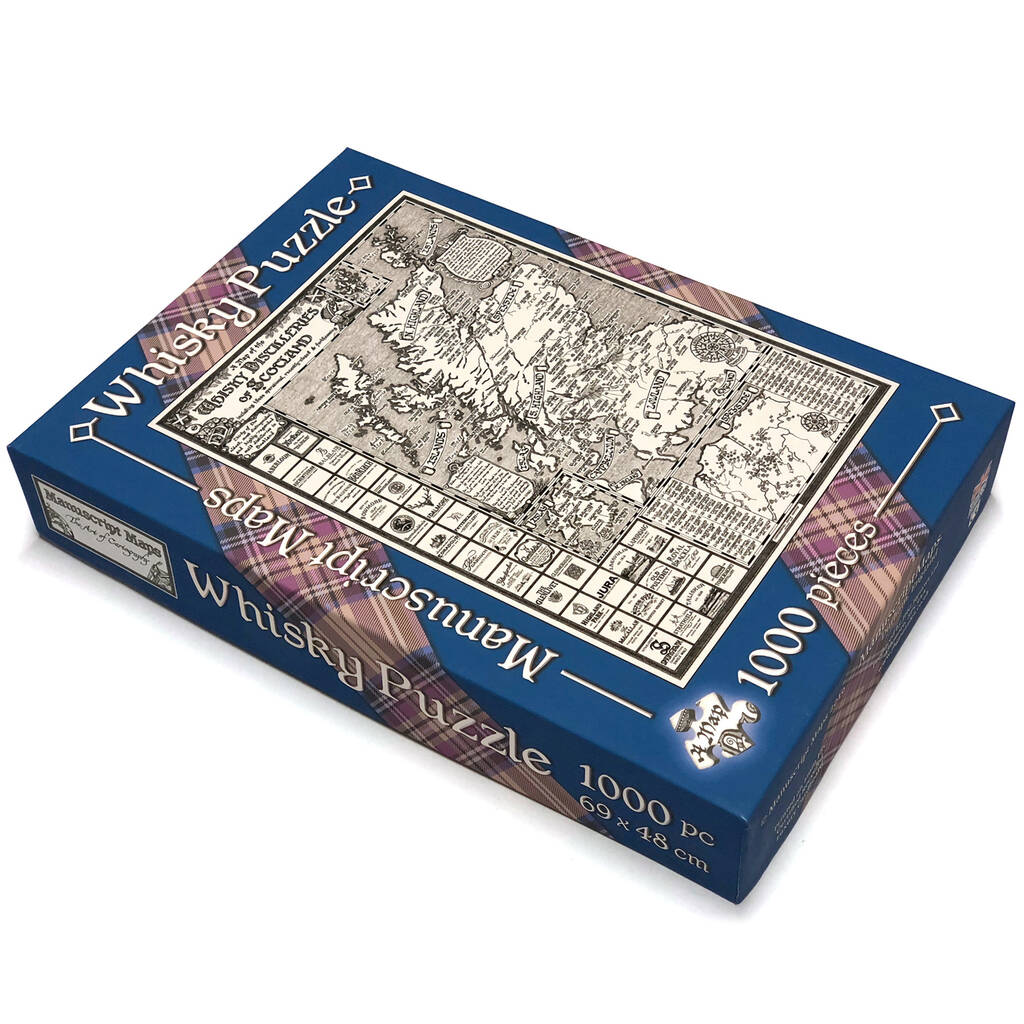 Whisky Map Jigsaw Puzzle 1000 Pieces By Manuscript Maps ...