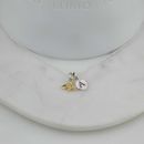 Personalised Miniature Gold Bee Necklace By Nest | notonthehighstreet.com