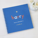 Personalised Kid's Name Memory Book Or Scrapbook By Designed ...
